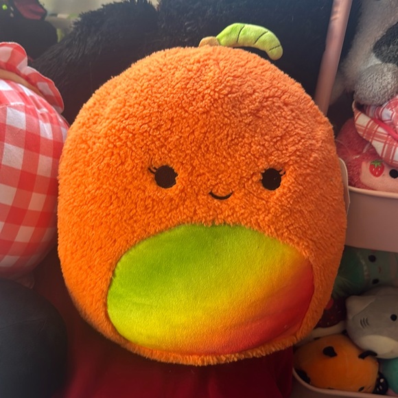 Kellytoy | Toys | Fuzzy Mango Squishmallow | Poshmark